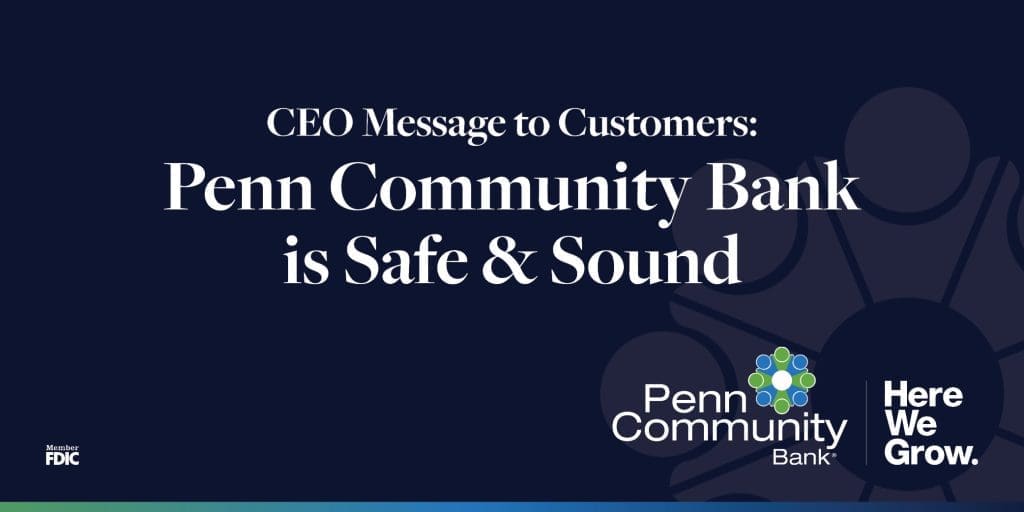 Penn Community Bank is Safe & Sound - Penn Community Bank